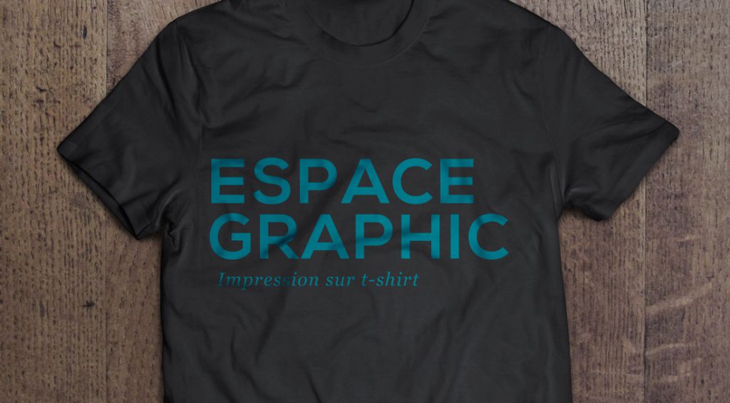 Impression en sérigraphie sur t-shirt - Imprimerie Espace Graphic à Lausanne - Espace Graphic